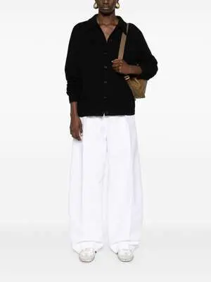 TOTEME Shirt-collar Cashmere Cardigan - Black