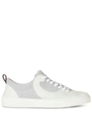 Etro Panelled Leather Sneakers - White