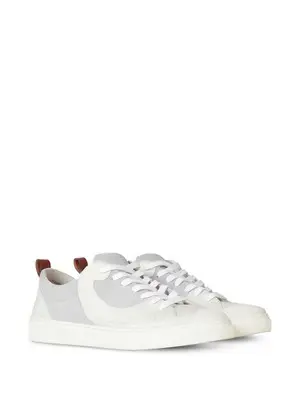 Etro Panelled Leather Sneakers - White