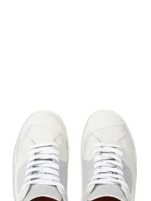 Etro Panelled Leather Sneakers - White