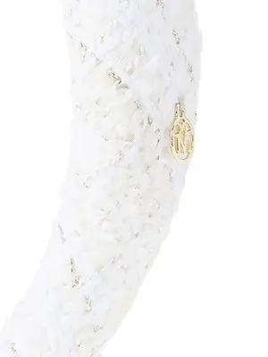 MAISON MICHEL Miwa Tweed Headband - White
