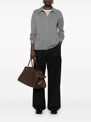 TOTEME Straight-collar Cashmere Shirt