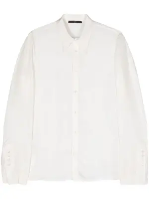 SAPIO Pointed-collar Twill Shirt