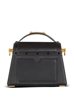 Balmain Small B-buzz Dynasty Leather Shoulder Bag - Black