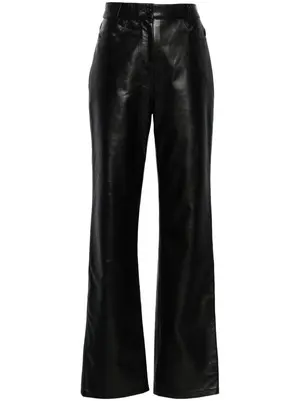TOTEME Straight Leather Trousers