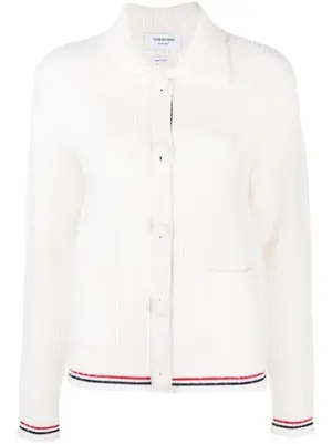 Thom Browne Logo Cardigans For Women