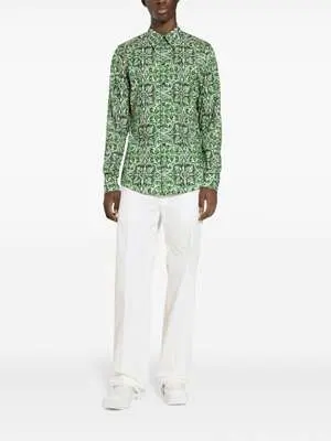Dolce & Gabbana Pressed-crease Straight-leg Trousers