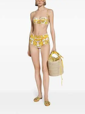 Dolce & Gabbana Majolica Print Bikini