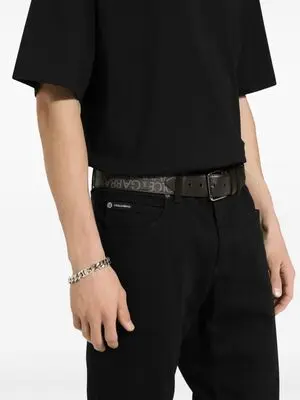 Dolce & Gabbana Logo-plaque Cuban-link Bracelet