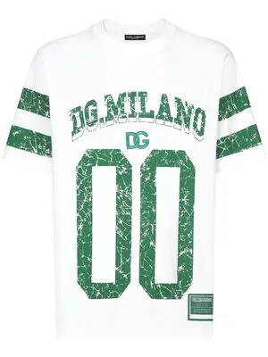 Dolce & Gabbana Logo-print Cotton T-shirt - White