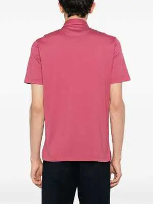 Fedeli Zero Jersey Polo Shirt - Red