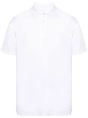 Fedeli Zero Jersey Polo Shirt - White