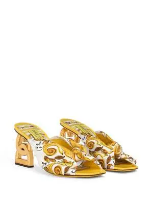 Dolce & Gabbana 75mm Majolica-print Sandals