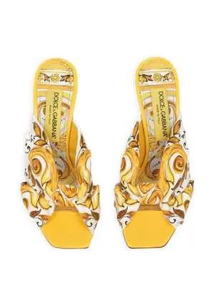 Dolce & Gabbana 75mm Majolica-print Sandals