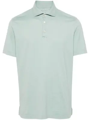 Fedeli Zero Cotton Polo Shirt - Green
