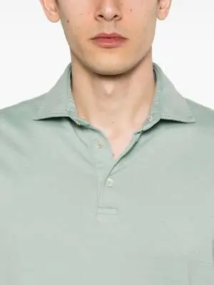 Fedeli Zero Cotton Polo Shirt - Green