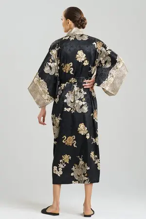 Natori Imperial Dragon Jacquard Robe