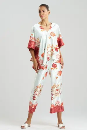 Natori Imperial Dragon Jacquard Pj Blue