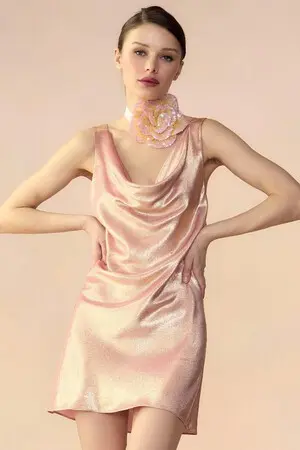 cynthia rowley metallic dress Cynthia Rowley Shimmering Siren Dress In Metallic - 76% Off