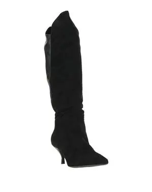 MANILA GRACE Leather Cone Heel Boots