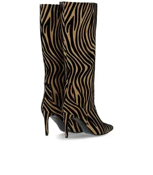 NCUB Zebra Print High Boots