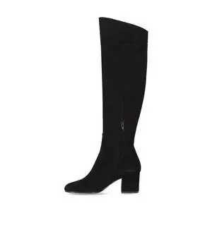 VIA ROMA 15 Suede Heeled High Boots
