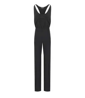 Elisabetta Franchi Jumpsuit With Embroidered Logo