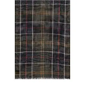 Barbour Welton Tartan Scarf - Green