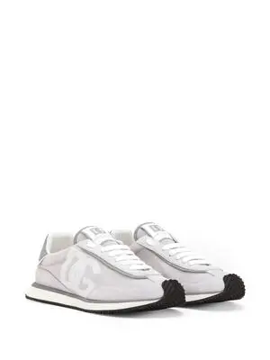 Dolce & Gabbana Mixed-material Dg Cushion Sneakers - Grey