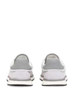 Dolce & Gabbana Mixed-material Dg Cushion Sneakers - Grey