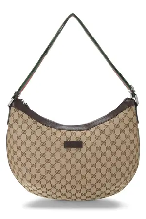 Gucci Original Gg Canvas Web Round Messenger