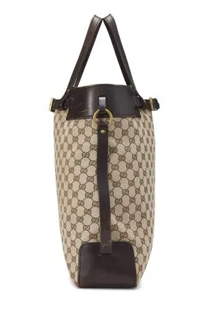 Gucci Original Gg Canvas Buckle Tote