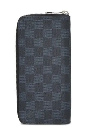 LOUIS VUITTON Damier Cobalt Zippy Vertical Wallet - Blue