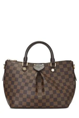 LOUIS VUITTON Damier Ebene Siena Bag - Brown