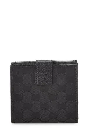Gucci Original Gg Canvas Bamboo Compact Wallet
