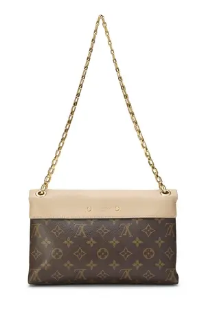 LOUIS VUITTON Monogram Canvas Pallas Chain Bag
