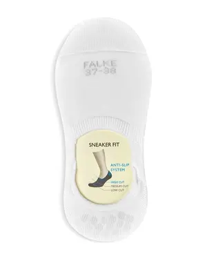 Falke High Cut Anti Slip Ankle Socks - White