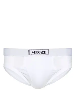 Versace 90s Logo Briefs - White