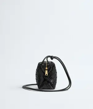 Bottega Veneta Mini Loop Camera Bag - Black