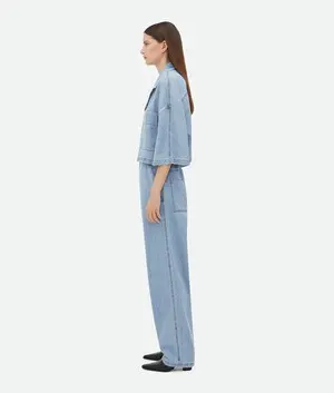 Bottega Veneta Cropped Denim Shirt
