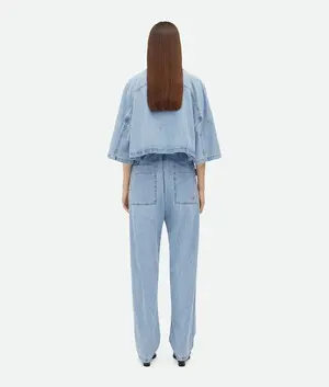 Bottega Veneta Cropped Denim Shirt
