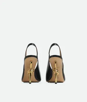 Bottega Veneta Knot Slingback Pump - Black