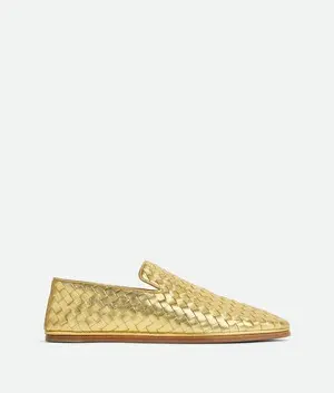 BOTTEGA  VENETA Bottega Veneta Laminated Intrecciato Slipper