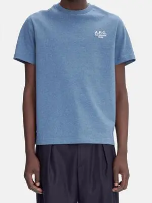 A.p.c. A. P.c. T-shirt Men Gnawed Blue