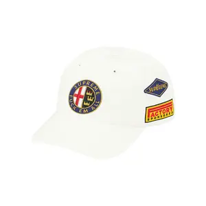 Supreme Racing 6-panel Cap - White