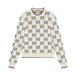 Gucci Gg Knit Sweatshirt - Cream