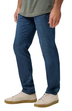 Travis Mathew Legacy Featherweight Straight Leg Jeans - Mid Blue