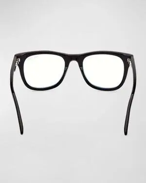 TOM FORD Square Blue Light-blocking Optical Glasses - Black