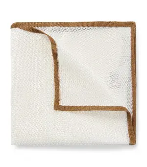 BOSS Silk Pocket Square Yellow