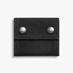 Shinola Canvas Wallet Smoke - Black